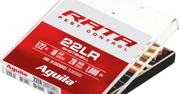 Rimfire Ammo : AGUILA 22LR #10 SHOT LEAD SHOTSHELLS 20RD ...