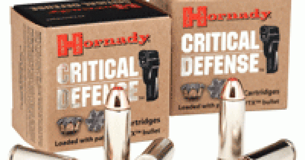 hornady ammo critical defense