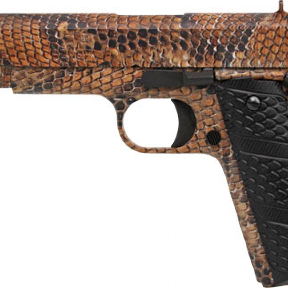 IVER JOHNSON 1911A1 .45ACP 5" FS 8RD RATTLESNAKE