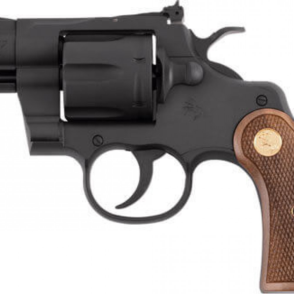 colt python 357mag 2.5" 6rd matte blued wood grips